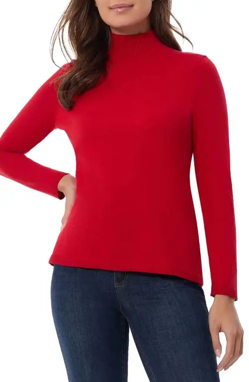 Jones New York Mock Neck Sweater