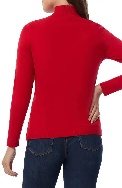 Jones New York Mock Neck Sweater