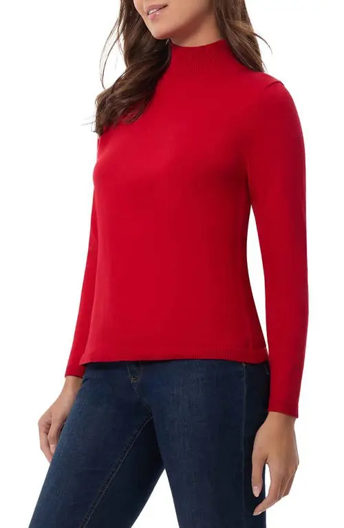 Jones New York Mock Neck Sweater