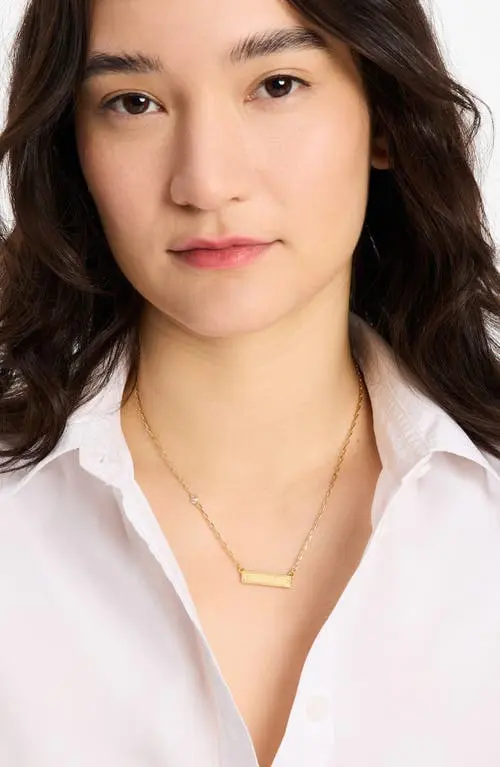 Kate Spade New York Sam Icon Bar Necklace
