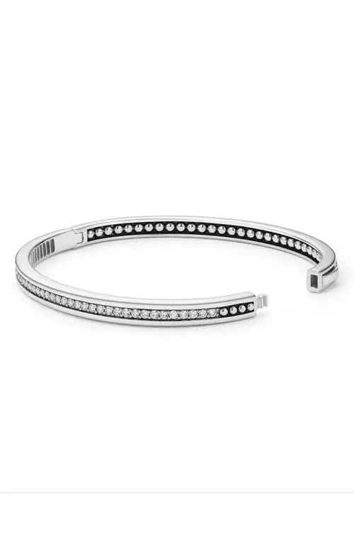 Lagos Caviar Spark Diamond Bangle Bracelet