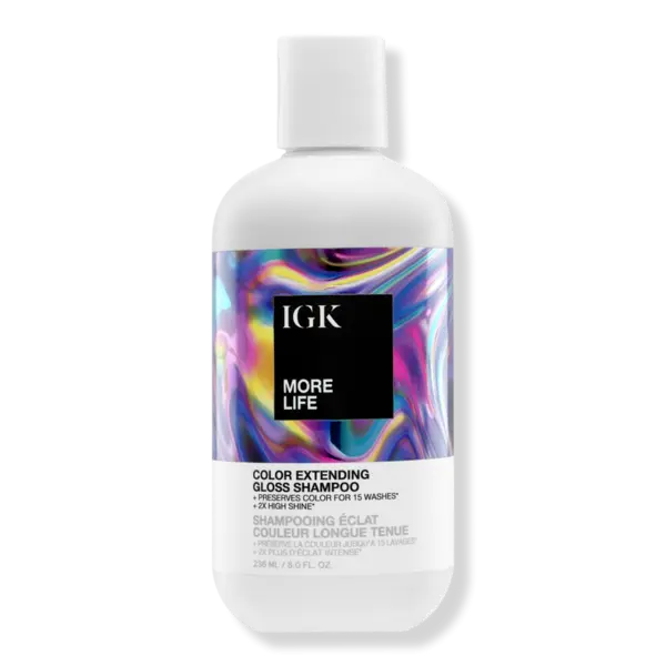 IGK More Life Color Extending Gloss Shampoo - One-color