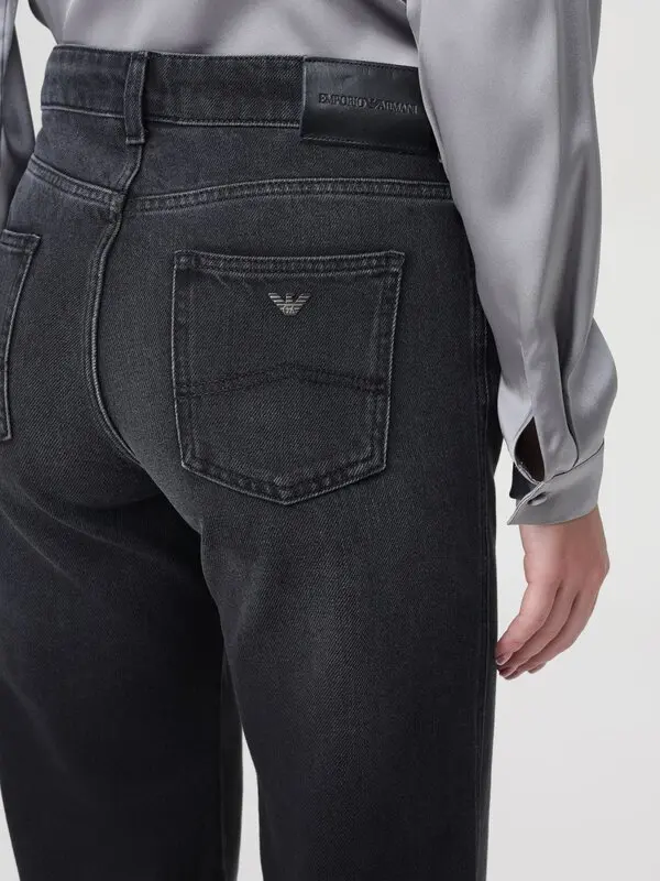 Emporio Armani Wide Leg Jeans - Black