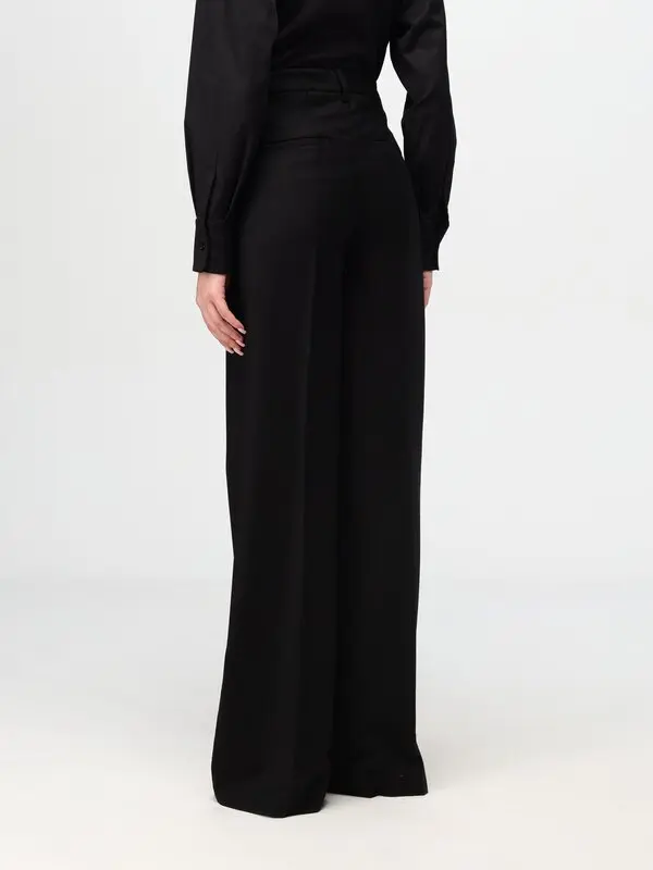 PT TORINO Wide Leg Trousers - Black