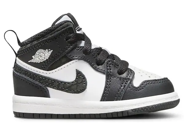JORDAN 1 Mid Se Sneakers - Off Noir/white/black