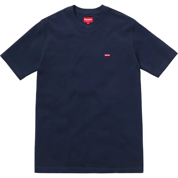 Supreme Small Box Pique Tee Shirt - Navy Blue