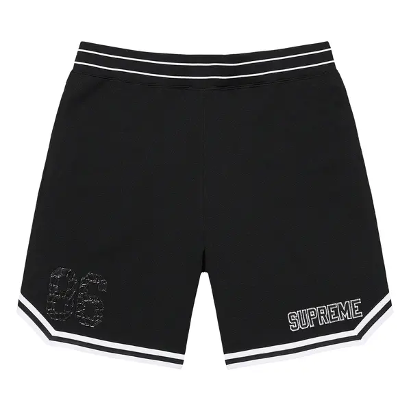 Supreme Faux Croc Basketball Short - Black