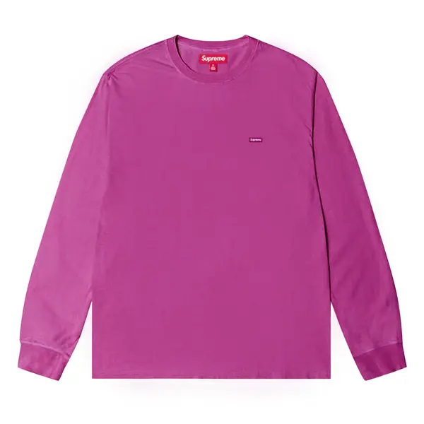 Supreme Small Box Long-sleeve Tee 'bright - Purple