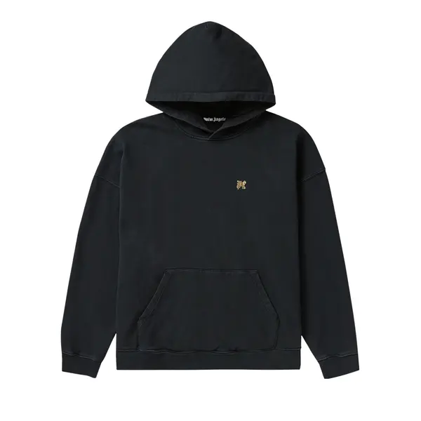 Palm Angels Burning Hoodie - Black
