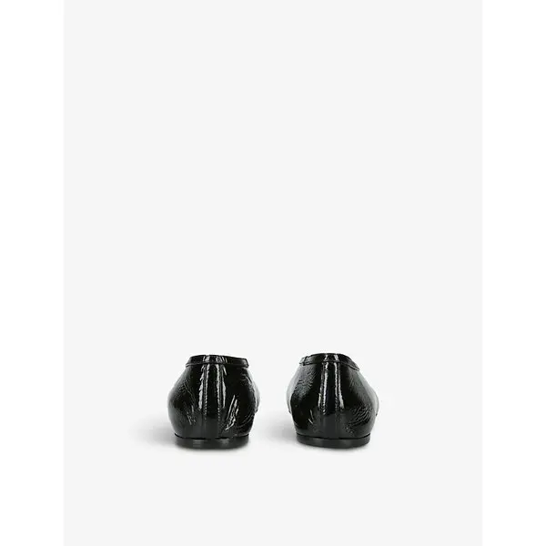 Le Monde Beryl Luna Pointed-toe Leather Pumps - Black