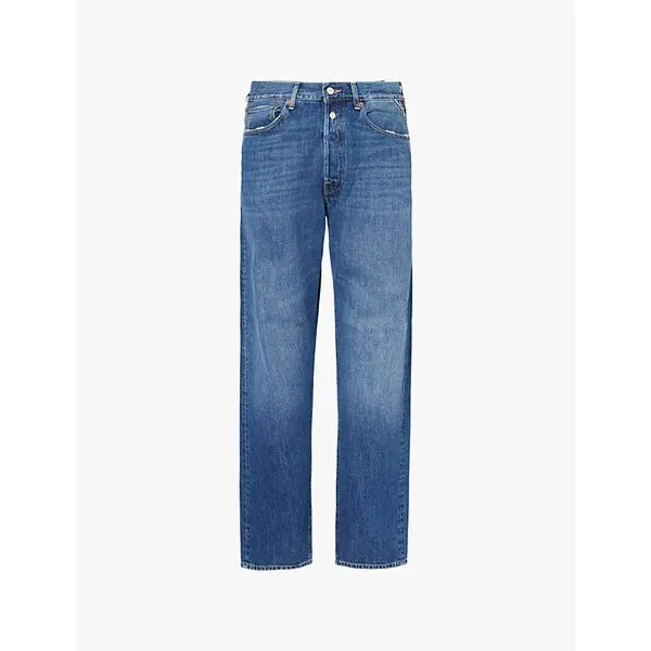REPLAY M9zero1 Straight-leg Relaxed-fit Denim Jeans