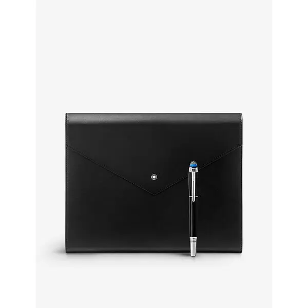 Montblanc Augmented Paper Urban Spirit Notebook And Leather Holder