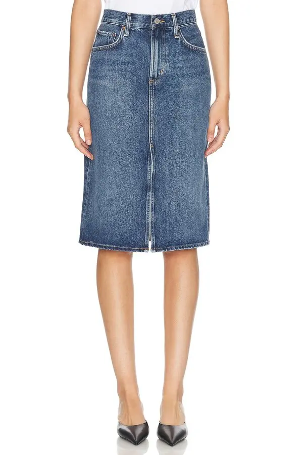 AGOLDE Gaia Denim Skirt