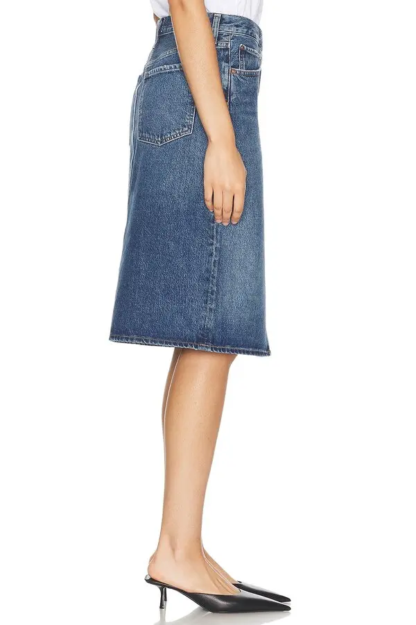AGOLDE Gaia Denim Skirt