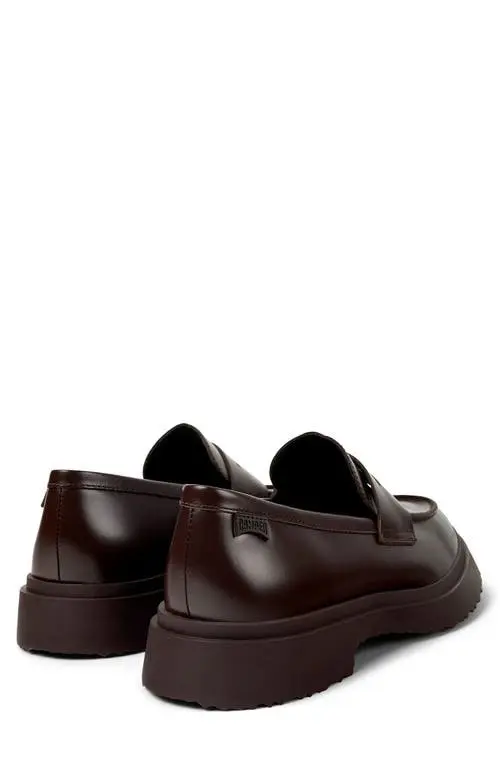 Camper Walden Apron Toe Penny Loafer - Dark Brown