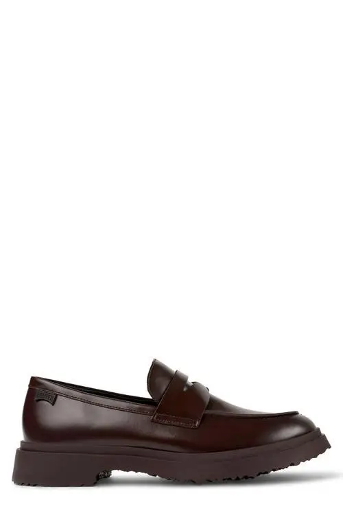 Camper Walden Apron Toe Penny Loafer - Dark Brown
