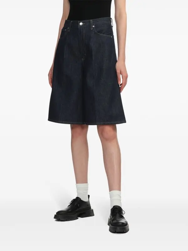 AGOLDE Nolan Pleated Denim Shorts