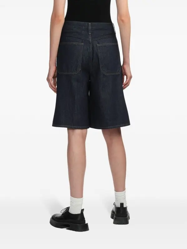 AGOLDE Nolan Pleated Denim Shorts