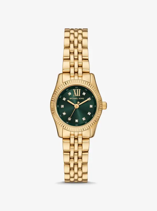 Michael Kors Petite Lexington Pavé -tone Watch In By
