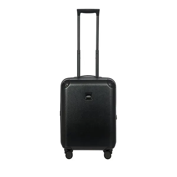 Bric'S Amalfi 21-inch Carry-on Spinner Suitcase - Black/black
