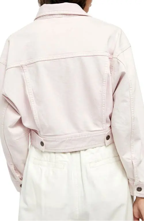 Free People We The Free Star Crossed Crop Denim Jacket
