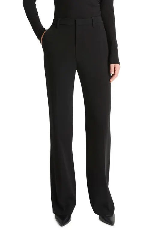 Vince Simone Mid-rise Flare Pants - Black