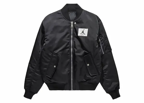 JORDAN Essentials Statement Varsity Jacket - Black