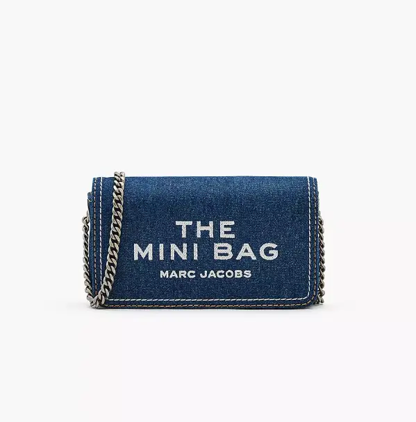 Marc Jacobs Denim Chain Bag - Dark Wash