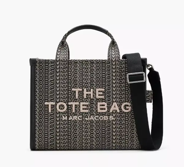 Marc Jacobs The Monogram Jacquard Medium Tote Bag - Beige Multi