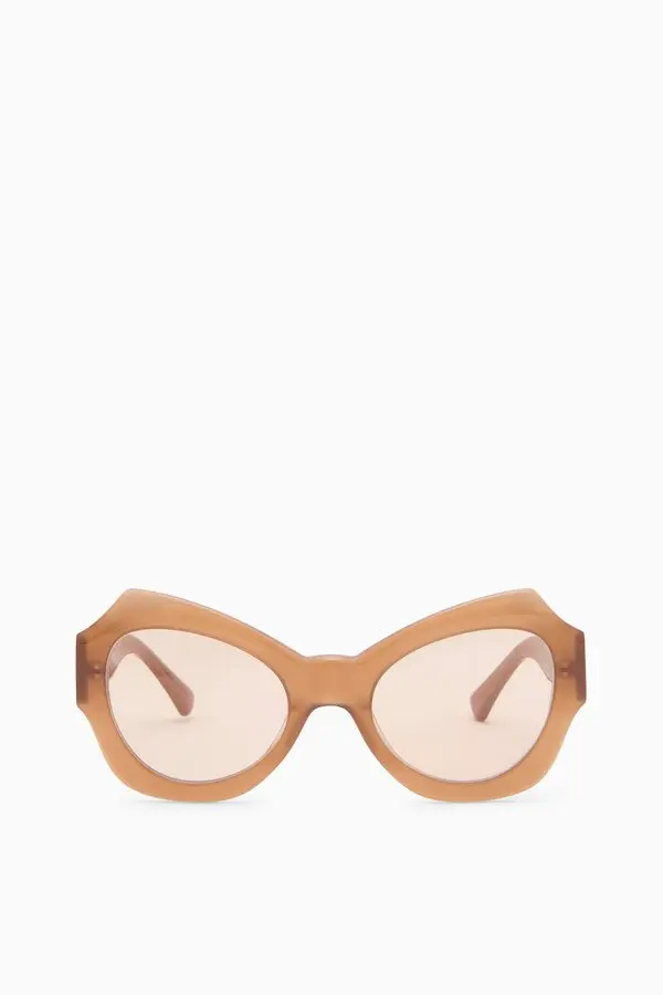 Ulla Johnson Opal Sunglasses In Camel - 40% Off | Editorialist