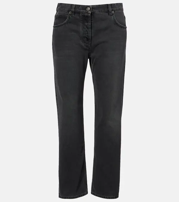 THE ROW Riaco Straight Jeans - Black