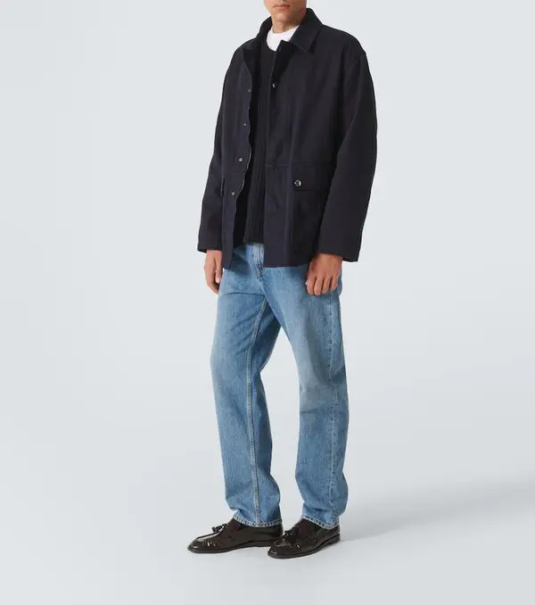 The Row Frank Denim Jacket - Blue | Editorialist