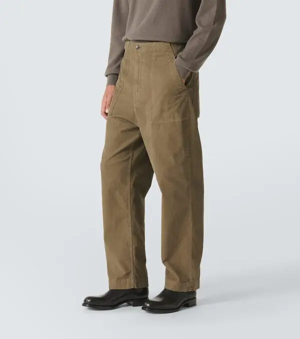 THE ROW Taipa Cotton Corduroy Straight Pants