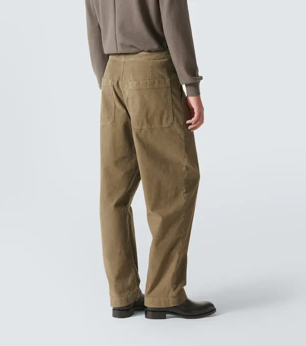 THE ROW Taipa Cotton Corduroy Straight Pants