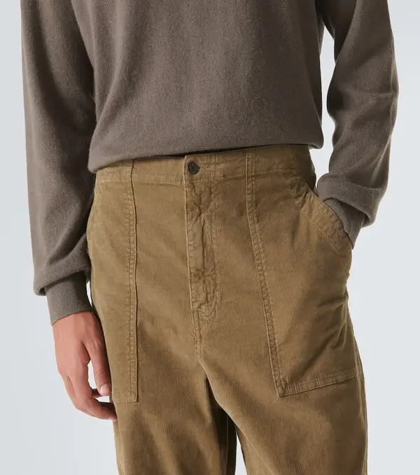 THE ROW Taipa Cotton Corduroy Straight Pants