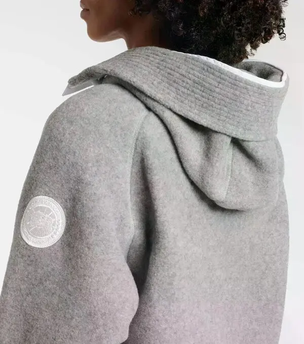 Canada Goose Wool-blend Bomber Jacket - Grey