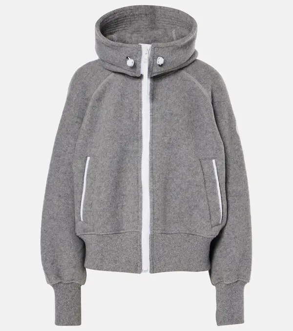 Canada Goose Wool-blend Bomber Jacket - Grey