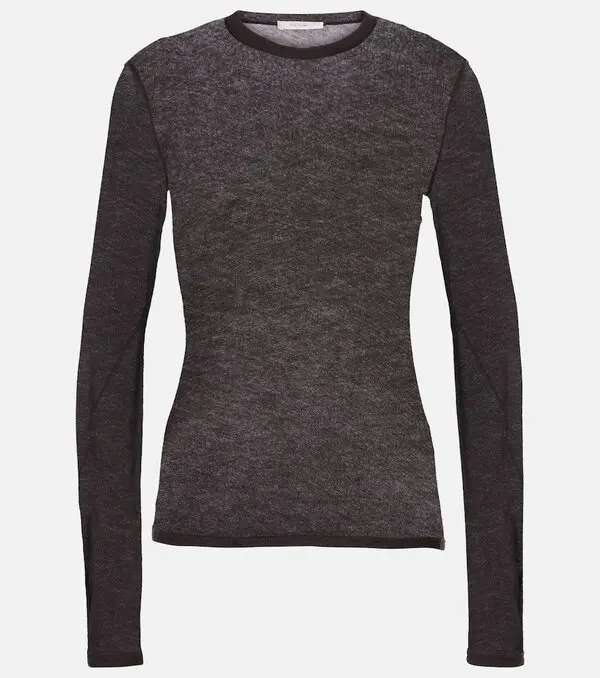 THE ROW Iverness Cashmere Top - Brown