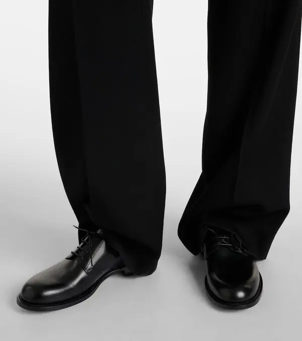 THE ROW Novus Leather Derby Shoes
