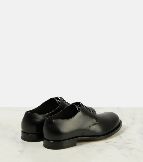 THE ROW Novus Leather Derby Shoes