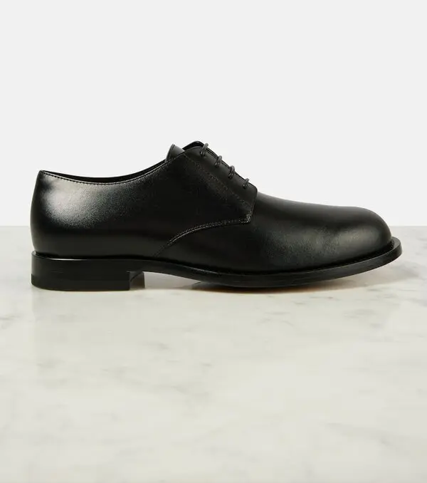 THE ROW Novus Leather Derby Shoes