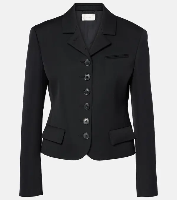 THE ROW Fletcher Wool Jacket - Black