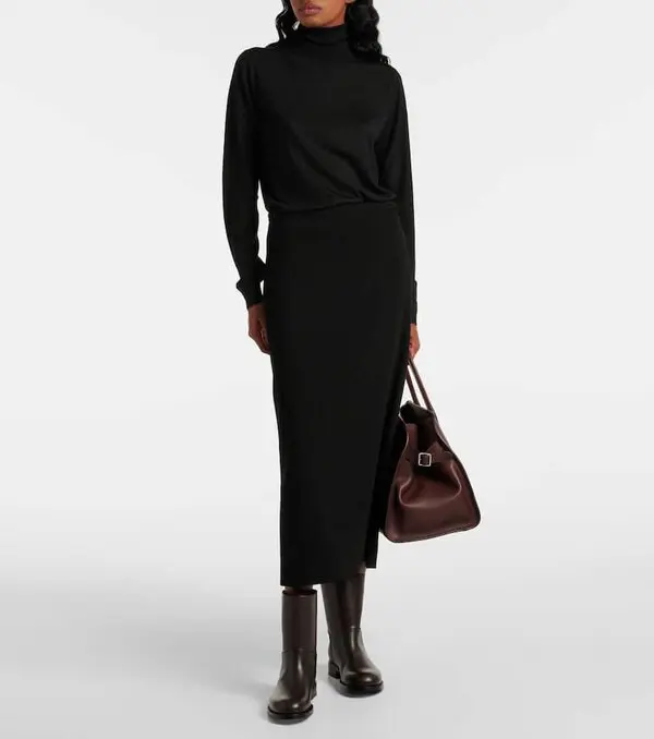 THE ROW Nobilis Leather Ankle Boots