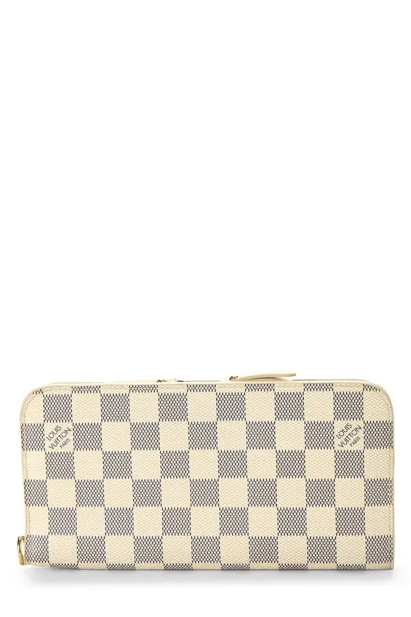 LOUIS VUITTON Damier Azur Insolite Wallet - White