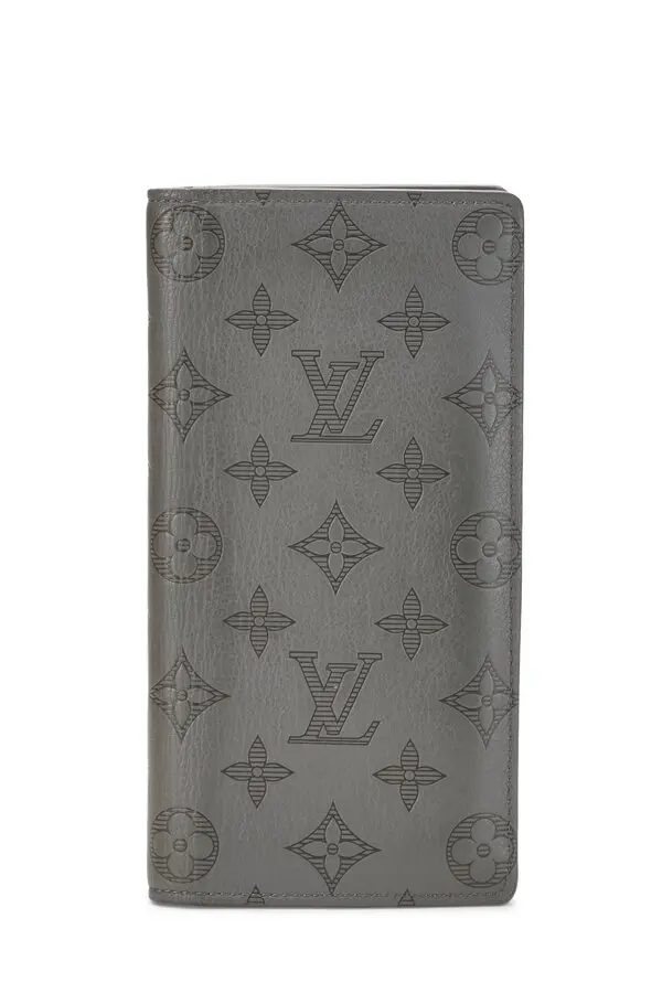 LOUIS VUITTON Monogram Shadow Brazza Wallet