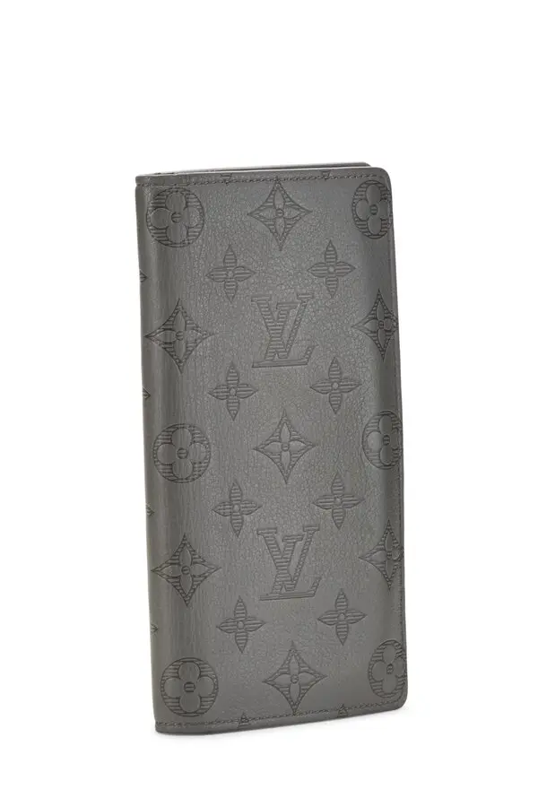 LOUIS VUITTON Monogram Shadow Brazza Wallet