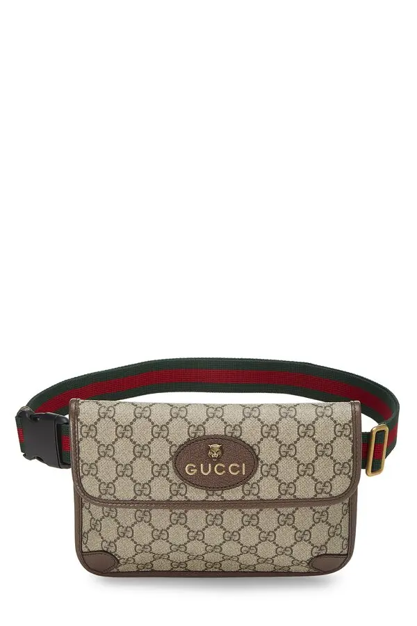 Gucci Gg Supreme Neo Vintage Belt Bag - Brown