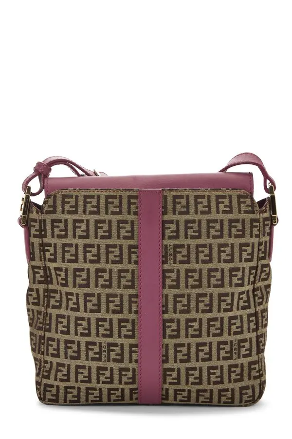 Fendi Zucchino Canvas Crossbody Bag