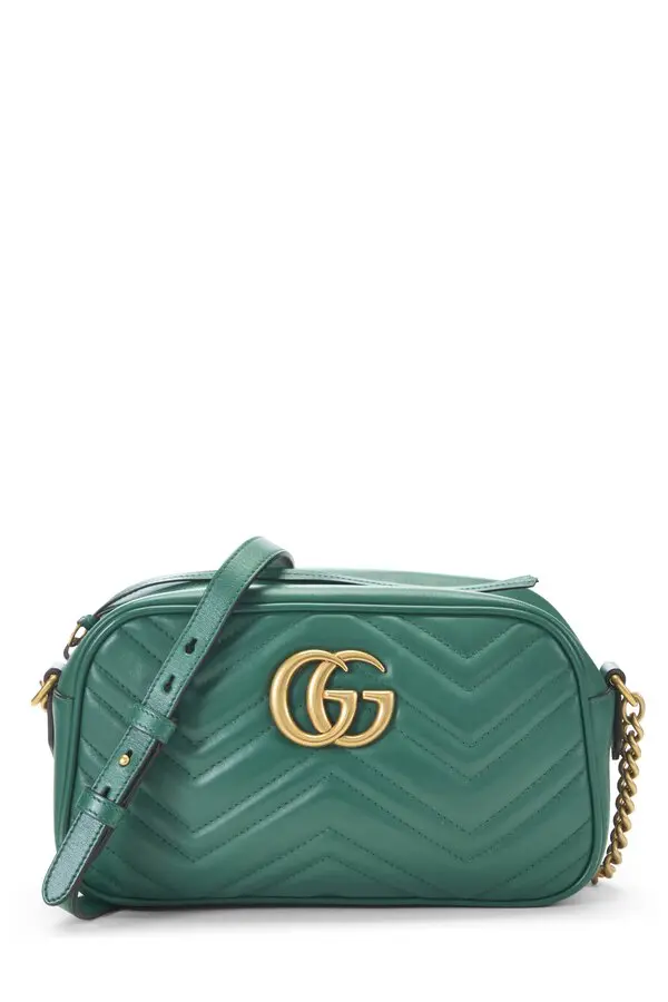 Gucci Gg Marmont Shoulder Bag - Green