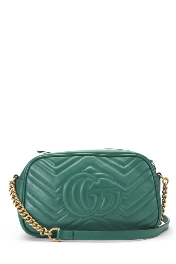 Gucci Gg Marmont Shoulder Bag - Green